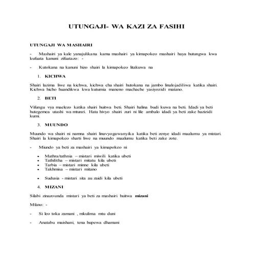 Lahaja za kiswahili kwa ujumla | PDF