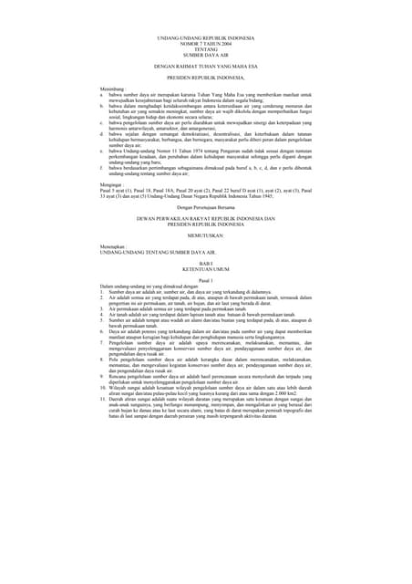 Istilah bidang pengairan | PDF