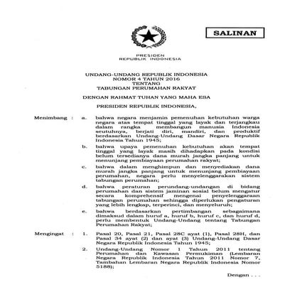 UU 4 2016 TAPERA | PDF