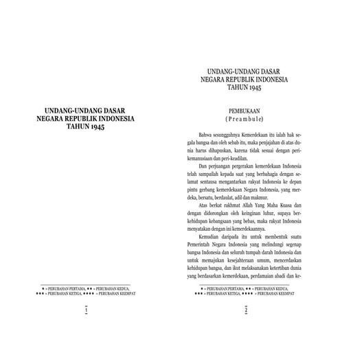 Undang Undang Dasar 1945 | PDF
