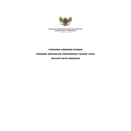 UUD45_SatuNaskah.pdf Undang-Undang Dasar | PDF