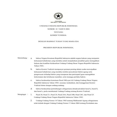 Uu no 22 th 2004 | PDF