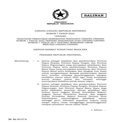 UU Nomor 7 Tahun 2023.pdf