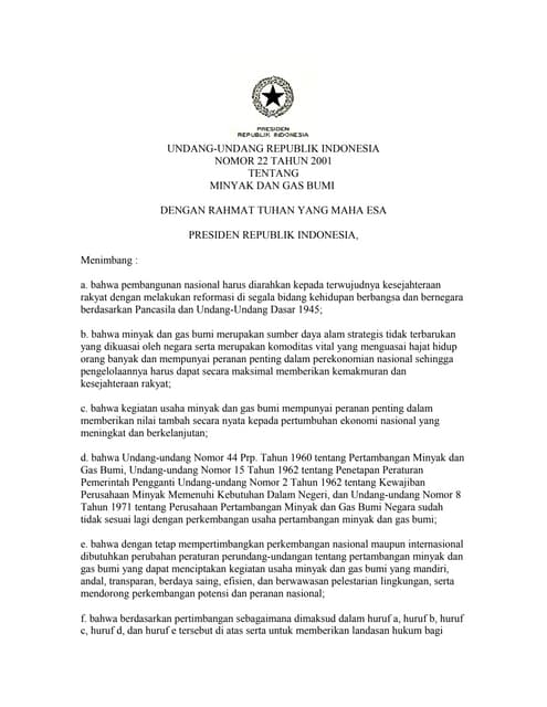 Uu migas no.22-2001 | PDF