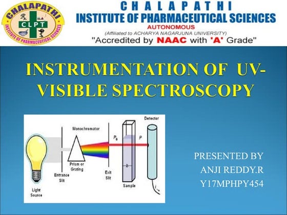 Instrumentation of uv visible spectroscopy | PPTX | Chemistry | Science