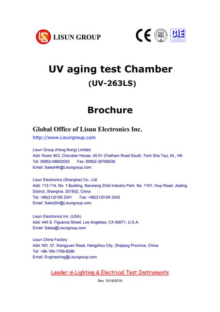 High temperature-pressure-jet-waterproof-test-chamber | PDF