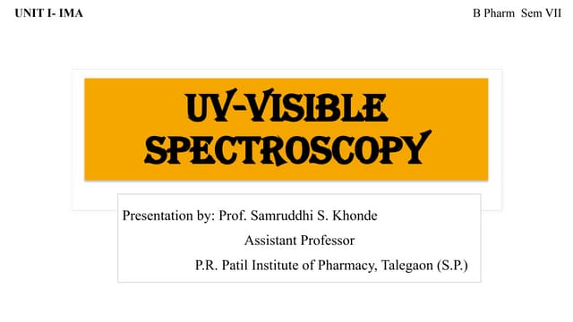 Electronic transitions,UV Visible spectroscopy.pptx