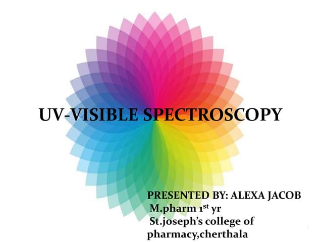 Solvents and solvent effect in UV - Vis Spectroscopy, By Dr. Umesh ...