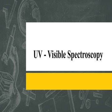 688 Uv Visible Spectroscopy Pdf