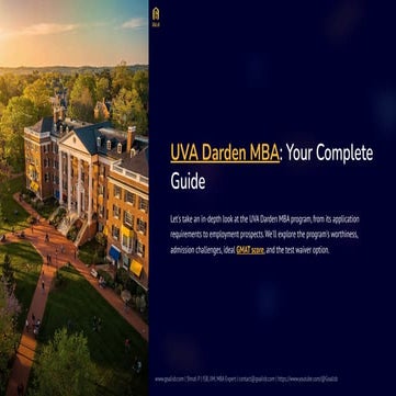 UVA Darden MBA Complete Guide: Case Method Excellence, Admissions ...
