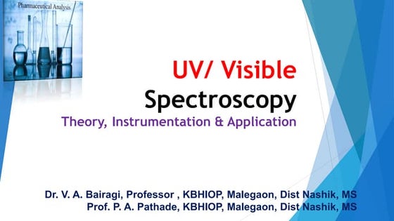 Solvents and solvent effect in UV - Vis Spectroscopy, By Dr. Umesh Kumar sharma and Susan Jacob ...