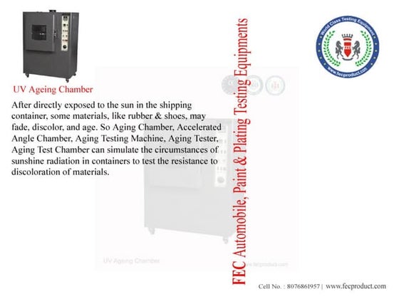 Ozone test chamber copy | PDF