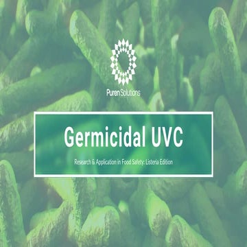 UVC & Listeria | PPT