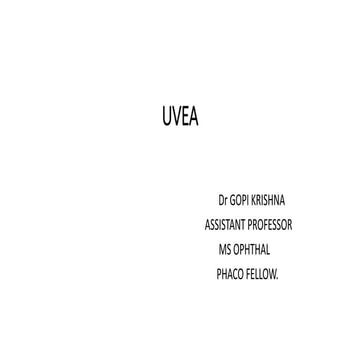 #ANATOMY OF UVEA (IRIS, CILLIARY BODY, CHOROID) | PDF