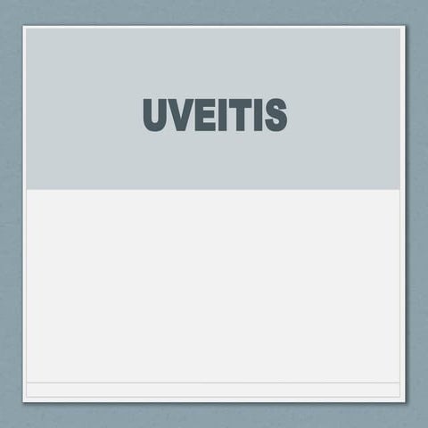 Uveitis Pptx Medicine Related Condition Pptx