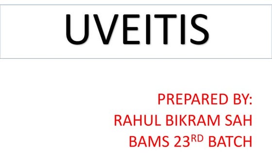 uveitis | PPT