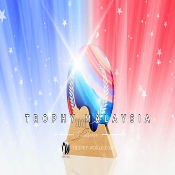 UV print Round Wooden Crystal Plaques at Trophy-World Malaysia | Custom ...