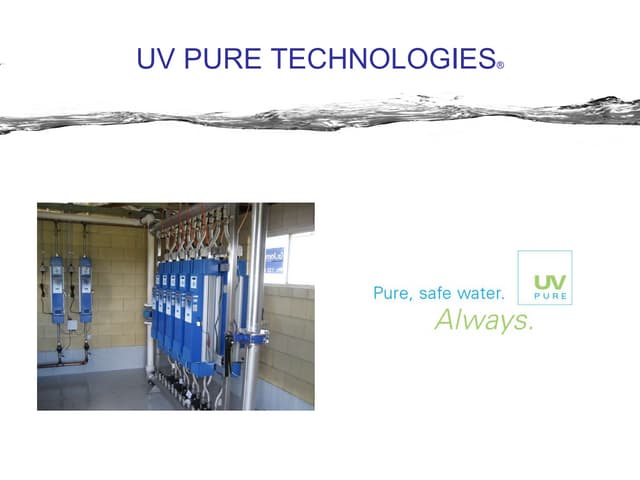 UV for water treatment | PDF