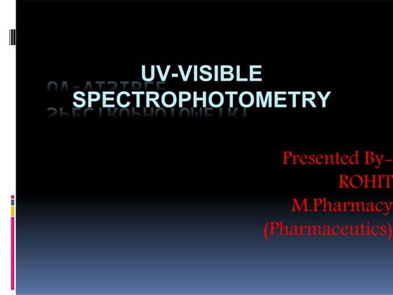 Factors affecting uv visible spectroscopy | PPT