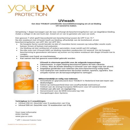 U vwash flyer def | PDF