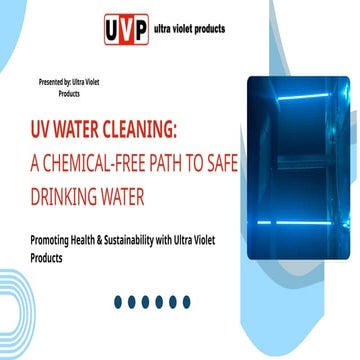 UV Water Cleaning|Ultra Violet Products.pptx