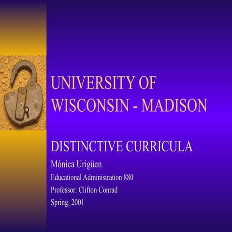 Uw madison-academic program | PPT