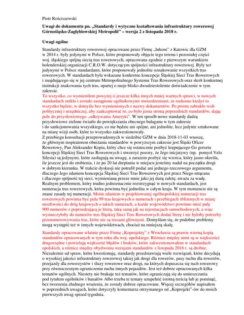 Uwagi dostandardynowegzm | PDF