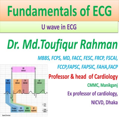 Approach to a patient with U wave in ECG | PPSX