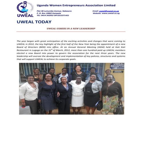 Uweal to date | PDF | Non-Profit Organizations | Industries