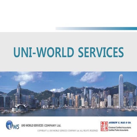 Uni-World Service Co. | PPTX
