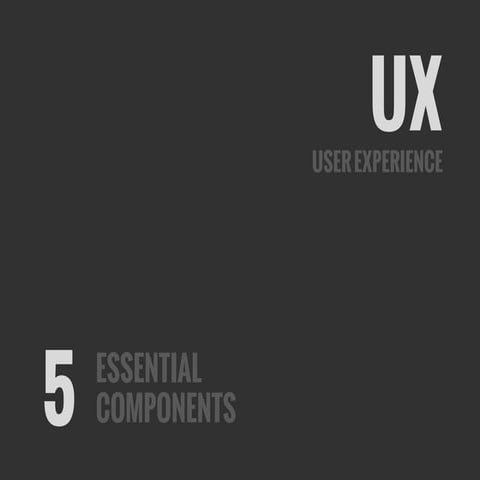 5 Essential Components Of a Quality User Experience | PPT