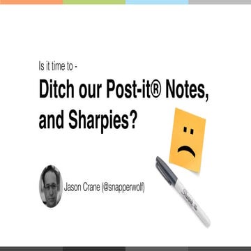 Is it time to ditch our Post-it™ Notes and Sharpies? | PPT