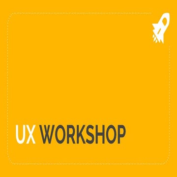 UX workshop | PPTX
