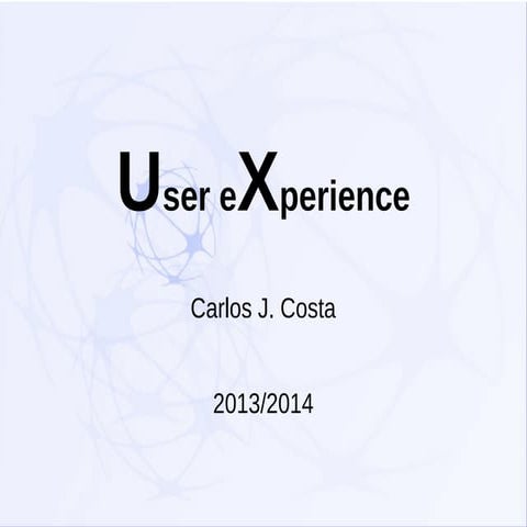 User eXperience | PDF