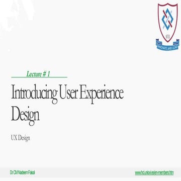 UX Design - Lecture # 1.pptx