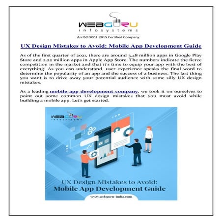 Ux Design Mistakes To Avoid Mobile App Development Guide Pdf