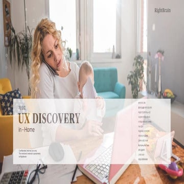 UX Discovery 9th_in_home_trend_RightBrain | PDF