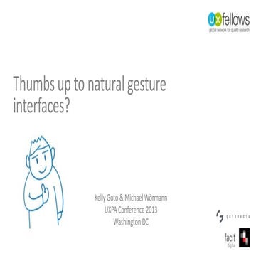Thumbs up to natural gesture interfaces? An international study of ...