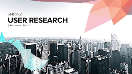 User Research & Strategy for UX | PPT