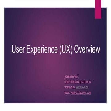 Toyota UX primer deck | PPTX
