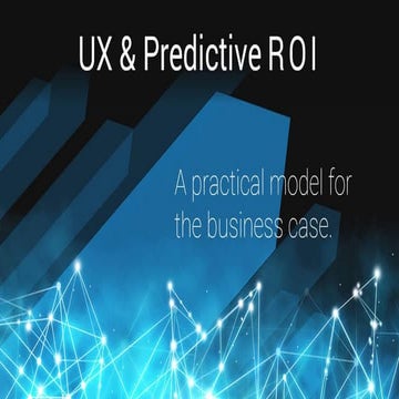 UX and Predictive ROI | PDF