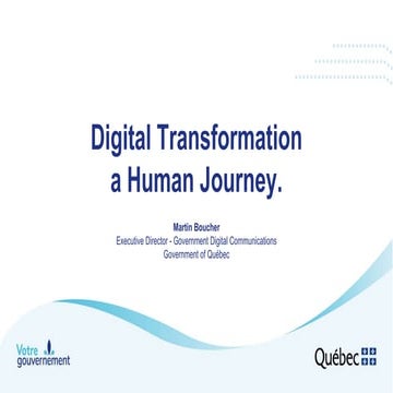 The digital transformation of government communications: a human ...