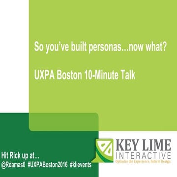Incorporating user personas in software engineering and design ...
