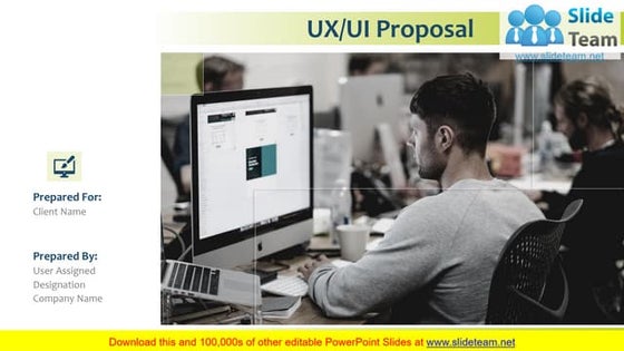 UX Proposal Template PowerPoint Presentation Slides | PPT