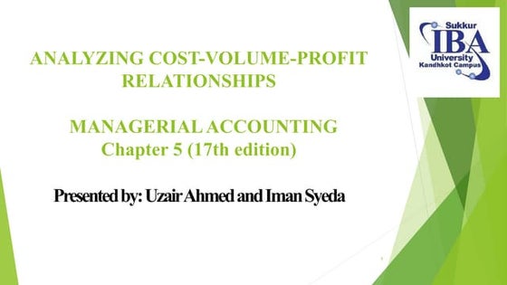CVP Analysis 17th Edition By Azad and Mansoor.pptx