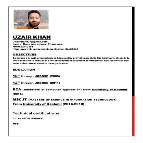 Uzair khan doc | DOCX