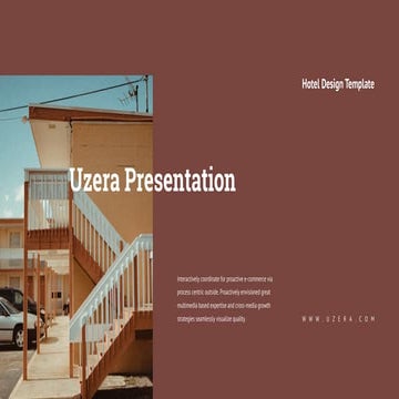 Uzera Presentation : Dark Color Theme | PDF