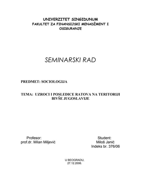 Temeljne trzisne strukture ij | PDF