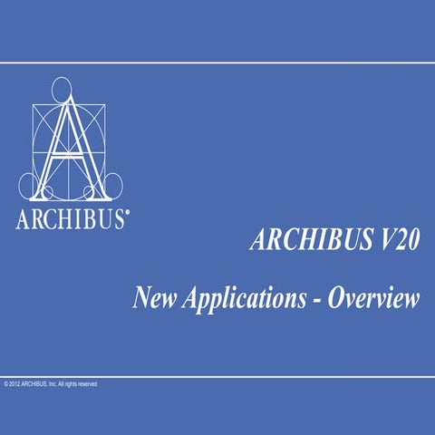 ARCHIBUS V.20 Features | PPTX