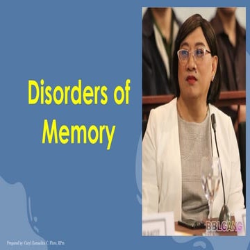 V. Memory cognitive psychology powerpoint | PPTX